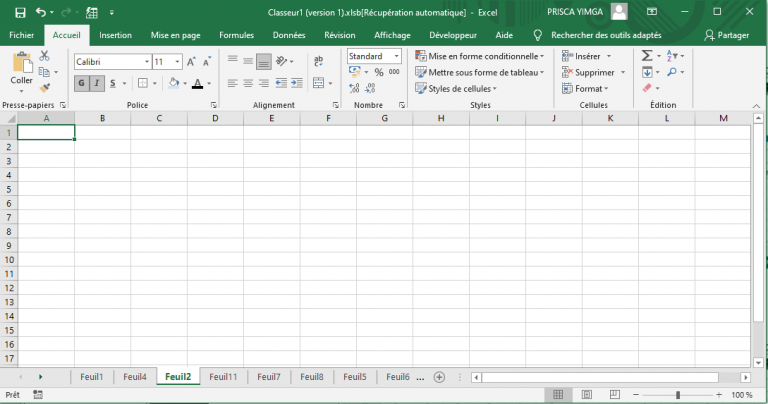 Masquer la barre ou le ruban de formule Excel