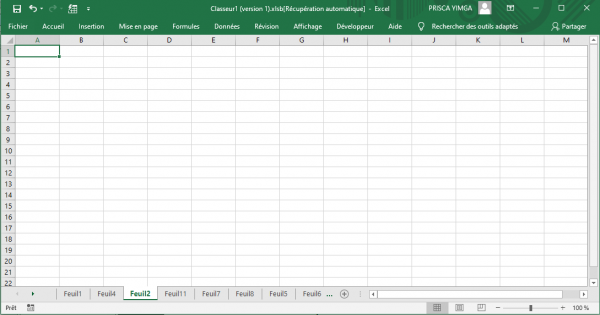 Masquer la barre ou le ruban de formule Excel