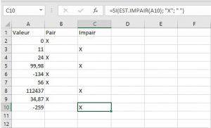 UTILISEZ LES FONCTIONS EST.PAIR ET EST.IMPAIR POUR VÉRIFIER SI UN ...