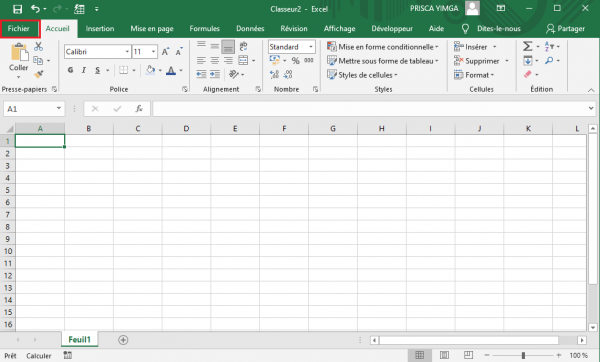 Créer un nouveau classeur Excel à partir d'un modèle
