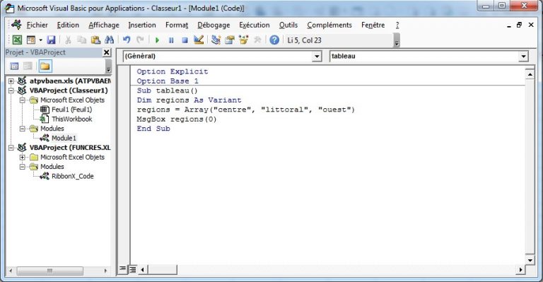 Comment Utiliser Fonction Array Dans Excel Vba