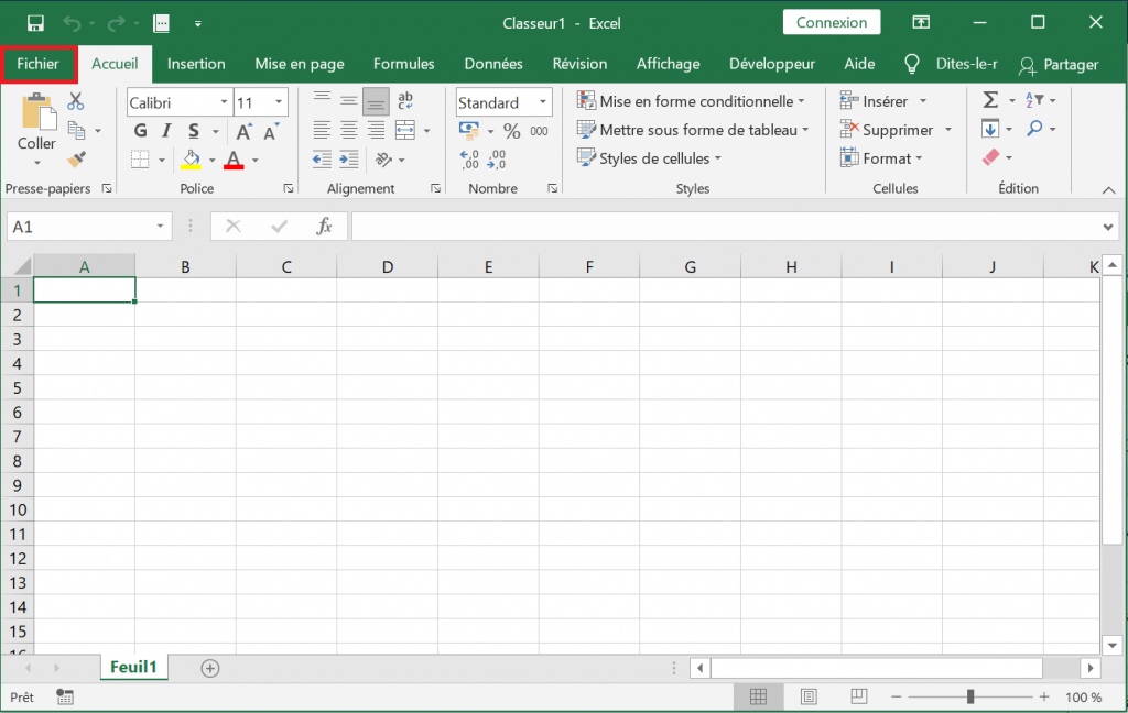 Configurer les options Excel