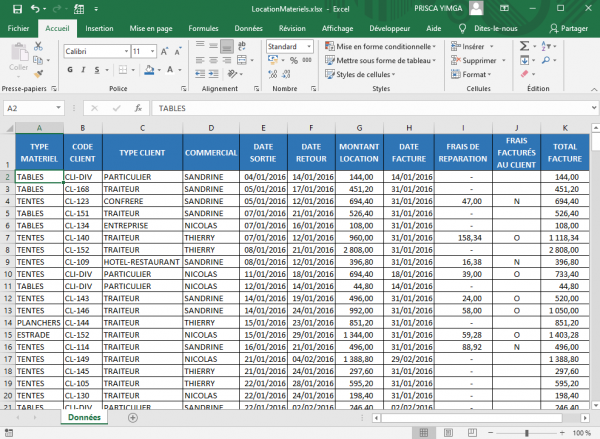 Figer une ligne ou une colonne dans Excel