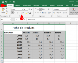 Ajouter des bordures à une plage de cellules Excel