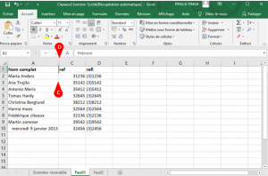 Masquer une ligne ou une colonne dans Excel