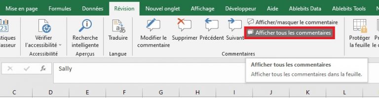 Imprimez facilement des commentaires dans Excel