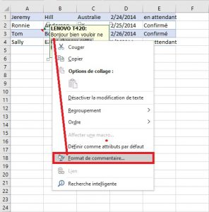 Comment insérer et gérer des commentaires dans Excel