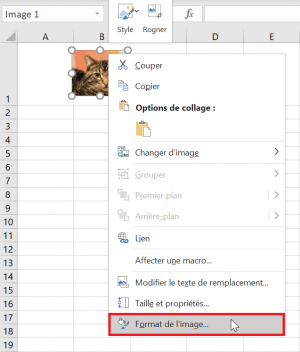 Comment insérer des images dans Excel