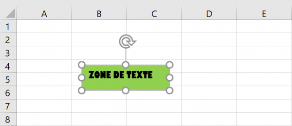 Comment insérer des zones de texte dans Excel