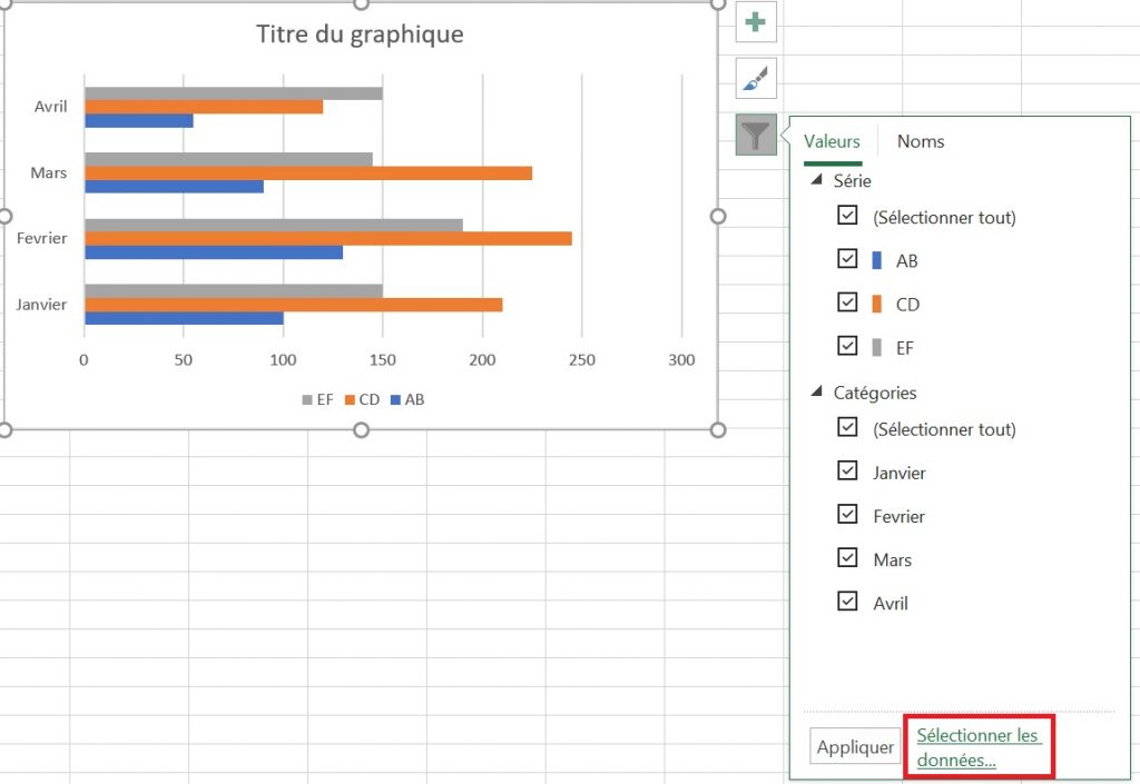 Comment créer un graphique à barres dans Excel