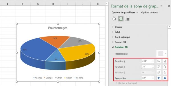 Comment créer un graphique en secteurs dans Excel