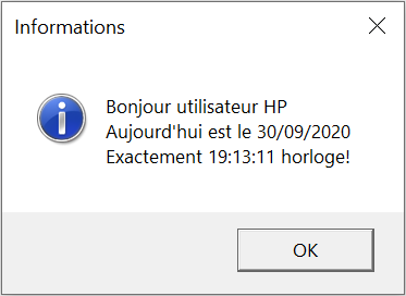 Les boites de dialogues usuelles (MsgBox et InputBox) dans Excel VBA