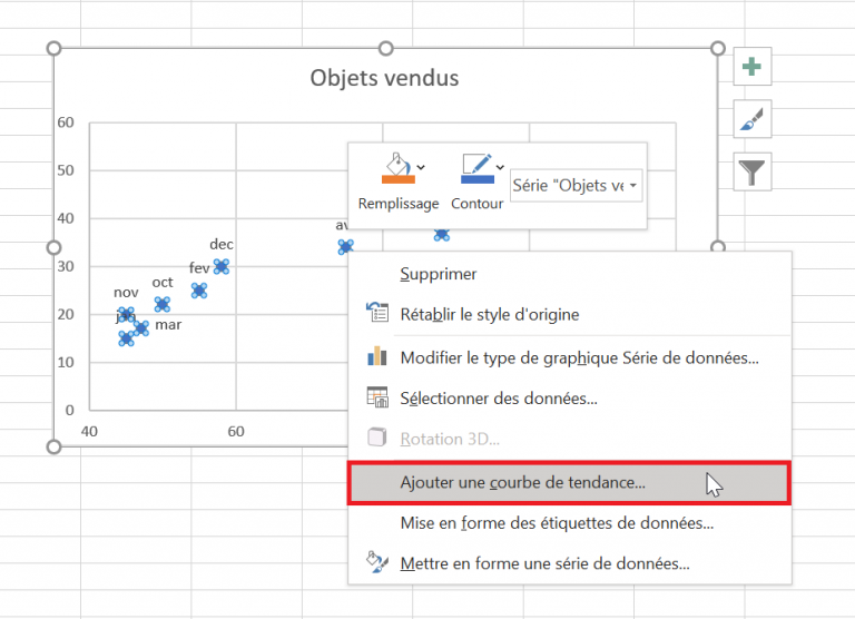 Comment créer un nuage de points dans Excel