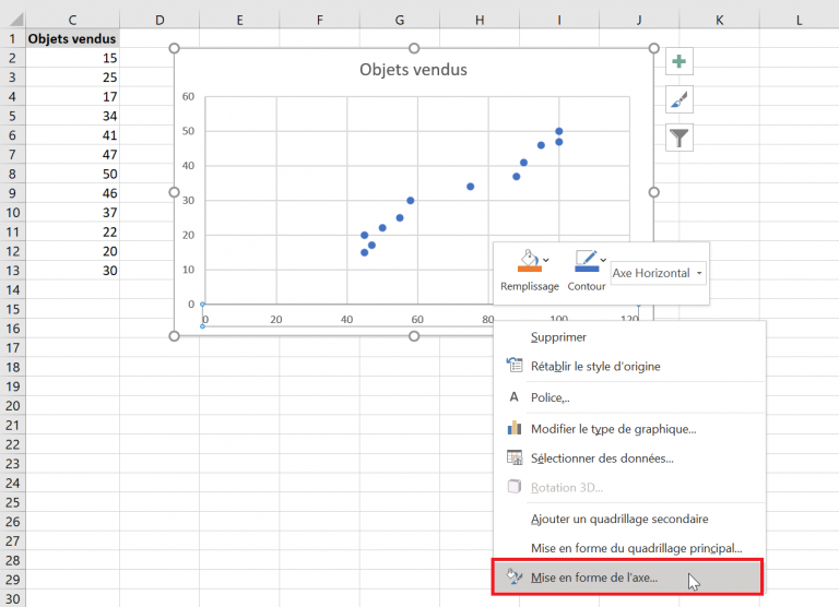 Comment créer un nuage de points dans Excel