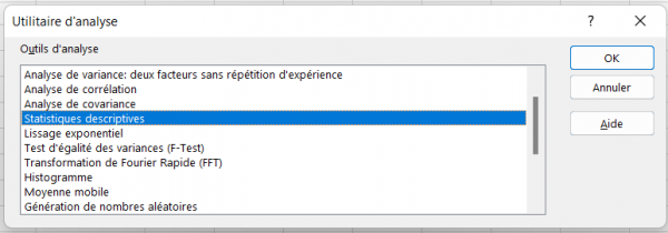 ERREUR TYPE DE LA MOYENNE